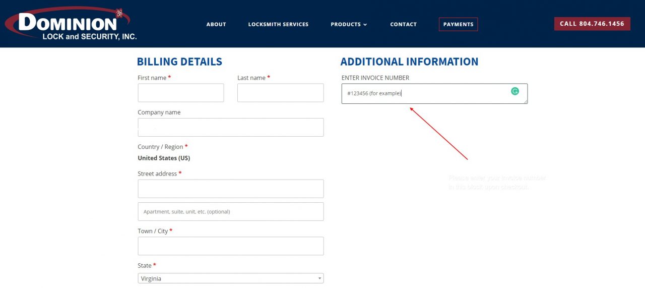 Make a Payment - Dominion Lock and Security, Inc. | Mechanicsville ...